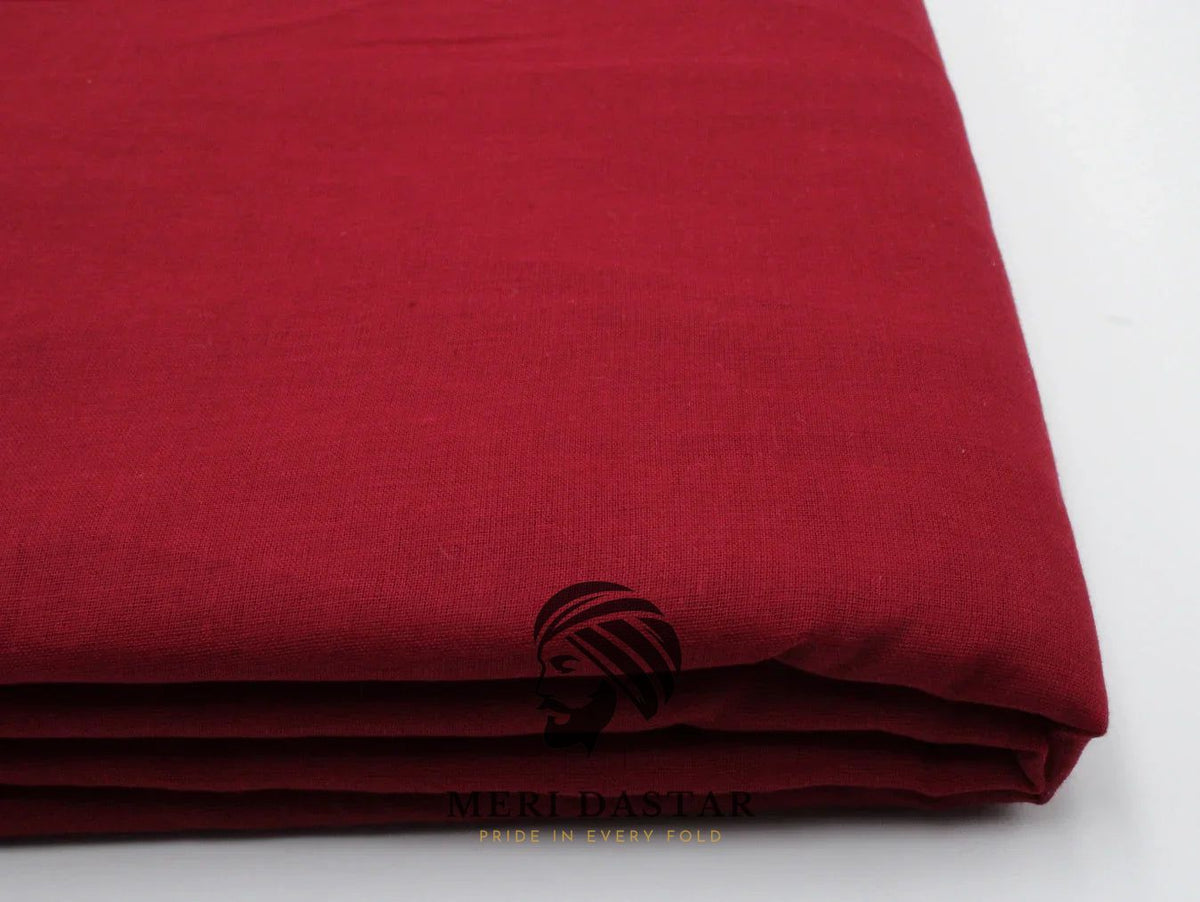 Ruby Red Turban Premium Mal Mal F74 | Meri Dastar